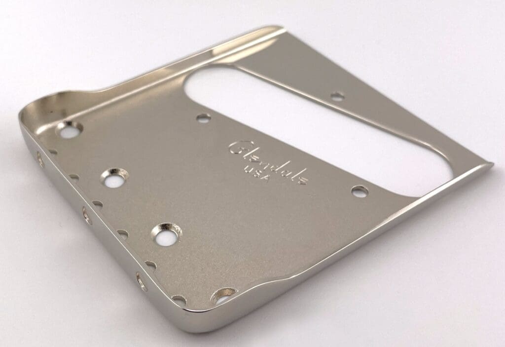 Vintage Bridge Plates Cold Rolled Steel - Glendale Guitars